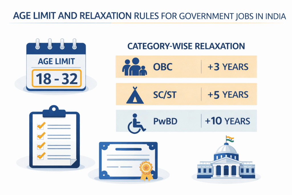 Government Job Age Limit 2026 – Minimum & Maximum Age