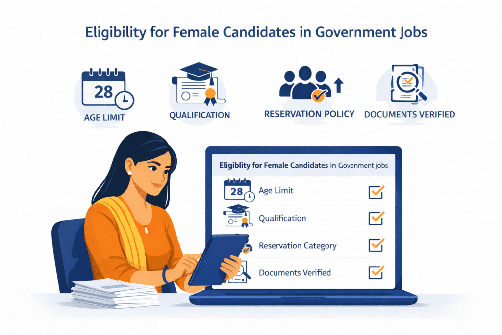 Female Candidate Eligibility for Government Jobs – Age Limit ...